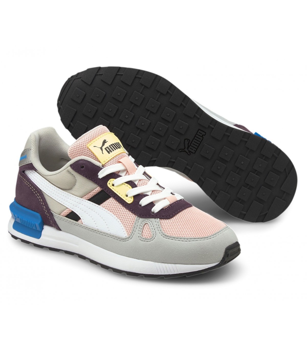 Deportivo para mujer en gris y violeta Puma 380736