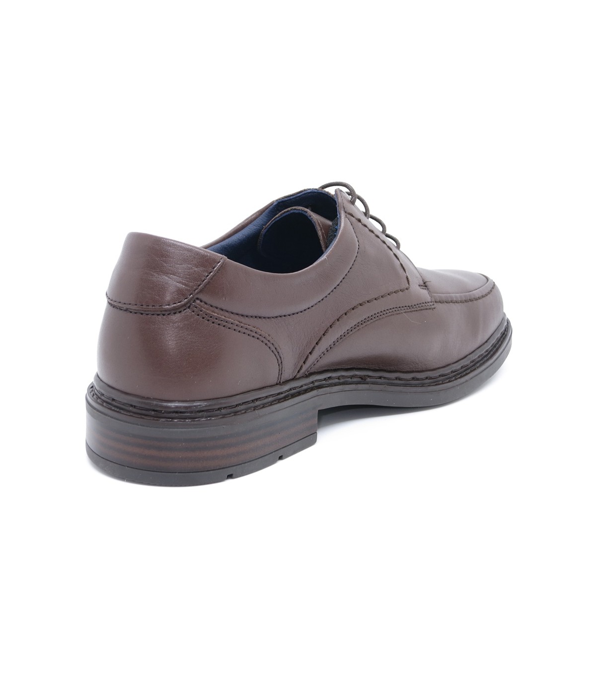 Zapato para hombre en piel marrón Notton 0204