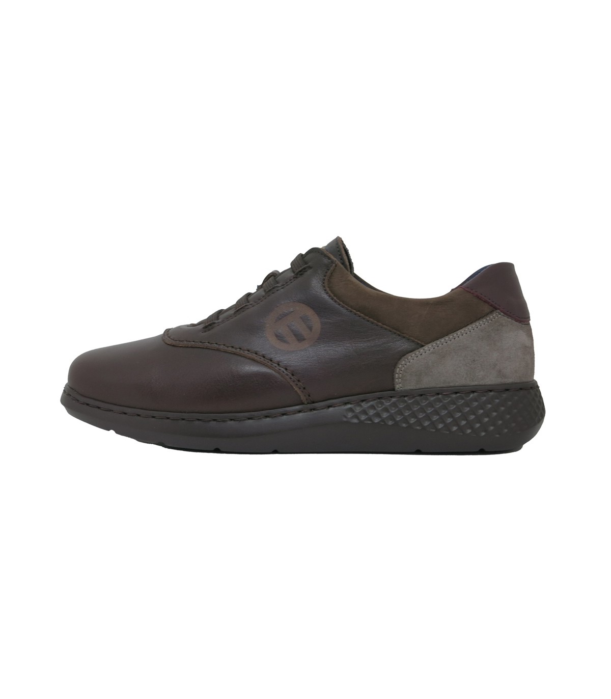 Zapato en piel marrón para hombre de Notton, 2712