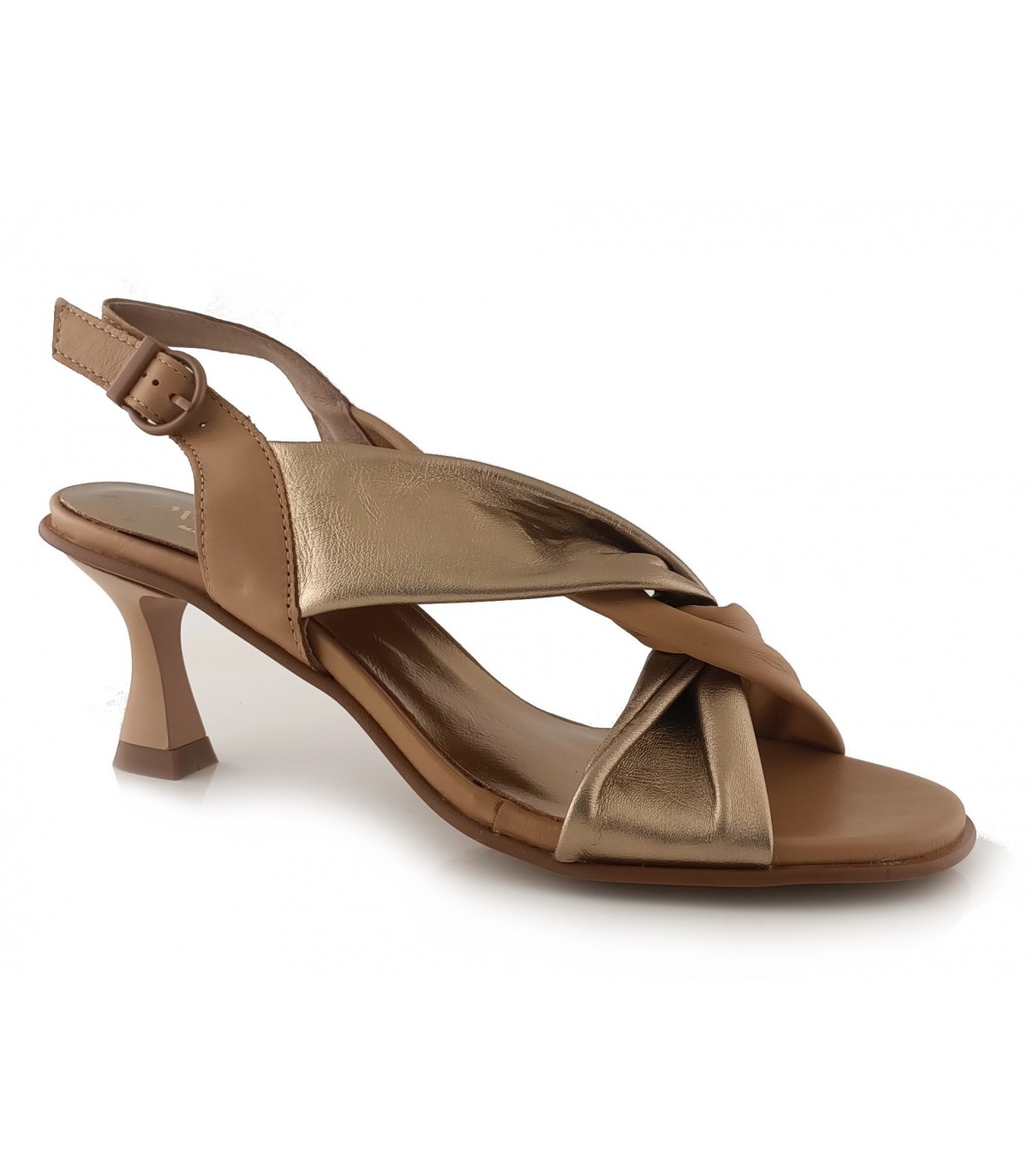 Marlinna 45451 sandalia para mujer en color cuero.